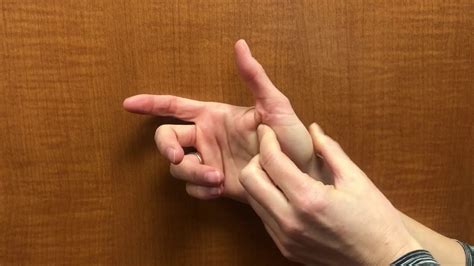 Isolated Mp Joint Blocking Of The Thumb Youtube