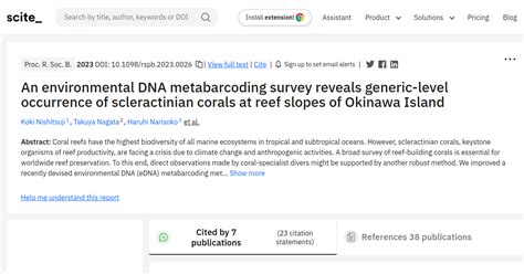 An Environmental Dna Metabarcoding Survey Reveals Generic Level