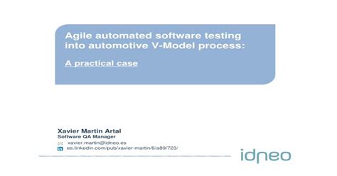 pdf agile automated software testing into automotive v model