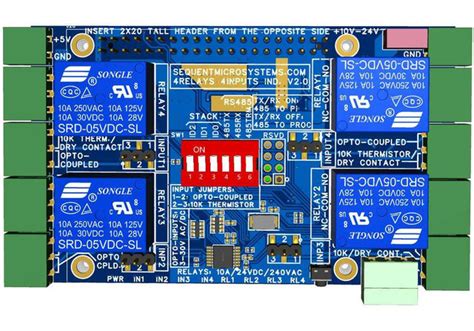 Home Industrial And Building Automation Io Hats For Raspberry Pi Sequent Microsystems