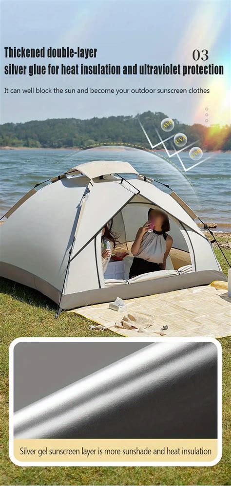 1pc 가족용 대형 공간 텐트 방수 선쉐이드 안티모기토 3 4인용에 적합 Sports And Outdoors Temu
