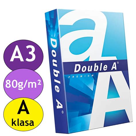 Fotokopir Papir A3 80g Double A Papir A3 Za Kopiranje I štampanje Bonetel