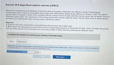 Solved Exercise 19 9 Algo Stock Options Exercise [lo19 2]