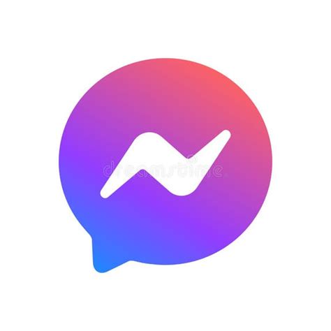 Facebook Messenger App Logo Icon Vector Social Media Messaging