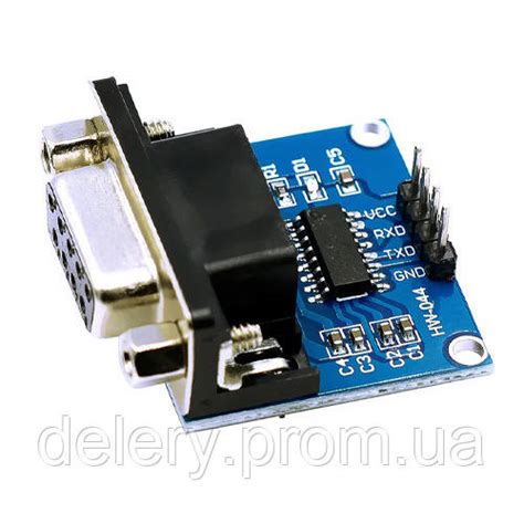 rs232 ttl конвертер переходник плата max3232 модуль hw 044 de id