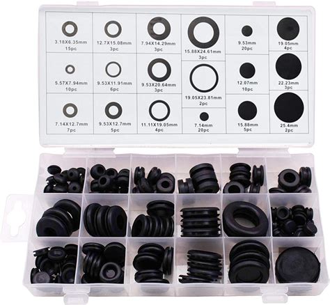 Kootans 24sizes 1200pcs Nitrile Rubber O Ring Kit O Rings Assortment