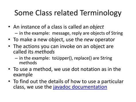 Ppt Lecture 2 Classes And Objects Using Scanner And String Powerpoint Presentation Id2388126