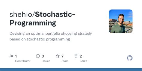 Github Shehiostochastic Programming Devising An Optimal Portfolio