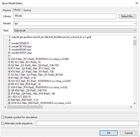 Simulation Of The Throttle Position Switch TPS D Jetronic
