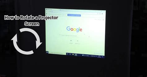 how to rotate a projector screen view vibes
