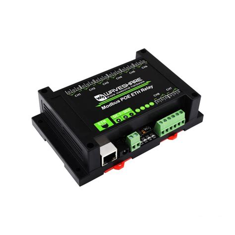 Buy 8 Ch Ethernet Relay Module Modbus Rtu Modbus Tcp Protocol Poe