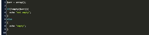 Php Check If Array Is Empty
