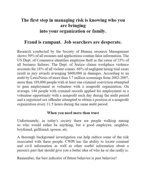 Central Washington Polygraph And Investigations Llc