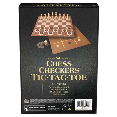 Classic Games Chess Checkers And Tic Tac Toe Toyworld Australia