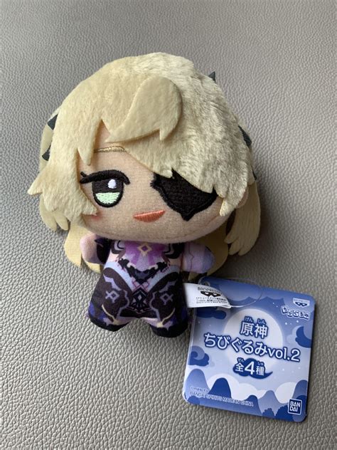 Genshin Impact Banpresto Plush Doll Mascot Fischl Hobbies And Toys