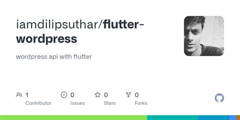 GitHub Iamdilipsuthar Flutter Wordpress Wordpress Api With Flutter
