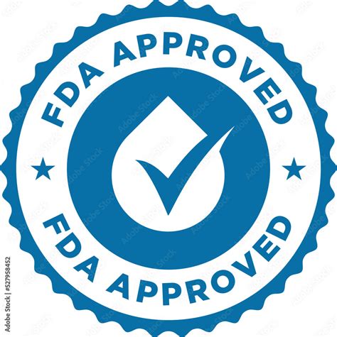 Fda Approved Food And Drug Administration Icon Symbol Label Badge