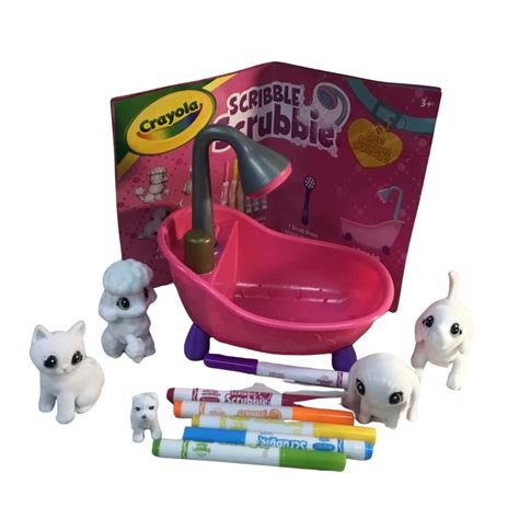 Scribble Scrubbie As Pictureds