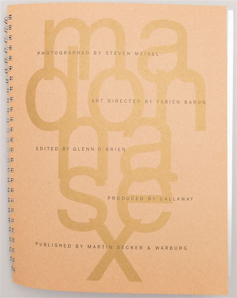 Madonna SEX Book Warner Books New York 1992 Bukowskis