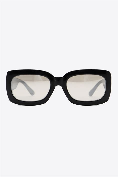 Polycarbonate Frame Rectangle Sunglasses Anchor Blue Jeans