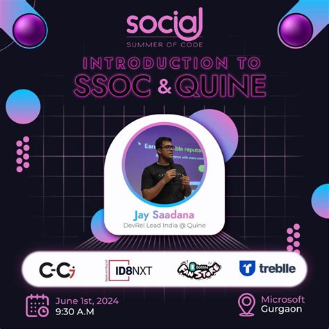 Social Summer Of Code On Linkedin Ssoc Social Quine Opensource