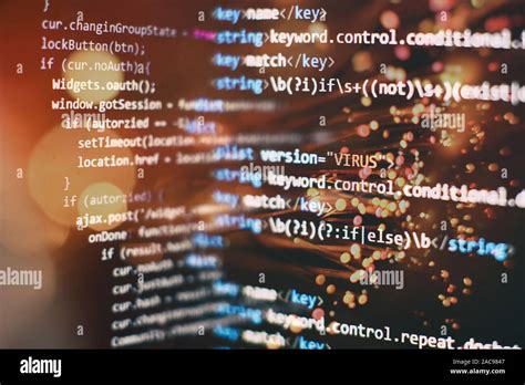 Programming Source Code Html For Website Development Stock Photo Alamy