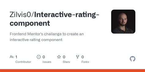 Github Zilvis0interactive Rating Component Frontend Mentors