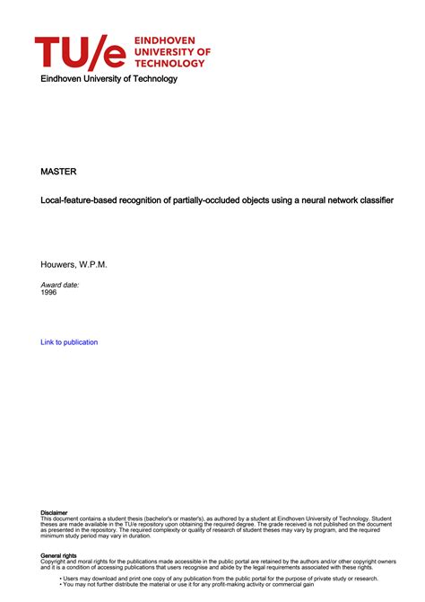 Solution Local Feature Based Recognition Of Partially Occluded Objects