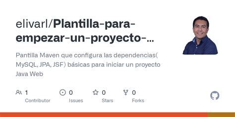 GitHub Elivarl Plantilla Para Empezar Un Proyecto Java Web Pantilla Maven Que Configura Las