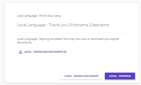 Onespan Sign Developer Local Language Support Onespan