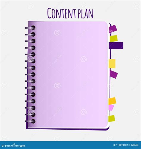 Content Plan Outline Icon Thin Line Concept Element From Content Icons Collection Creative