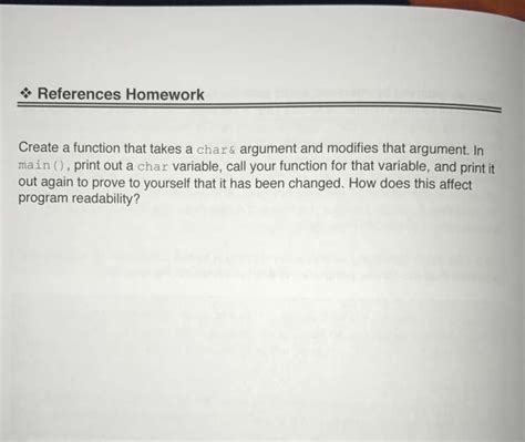 Solved Create A Function That Takes A Char Argument And Chegg Com