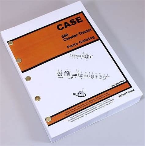 Case 350 Crawler Tractor Dozer Parts Manual Catalog Exploded Views