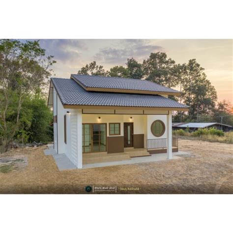 แบบบ้านชั้นเดียวสไตล์ญี่ปุ่น Minimal Muji House แนวสีเอิร์ธโทน ดูเรียบๆ แต่มีสไตล์ โดนใจสายมินิมอล