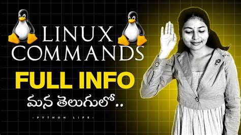 Linux Commands Full Information Explained In Telugu Youtube