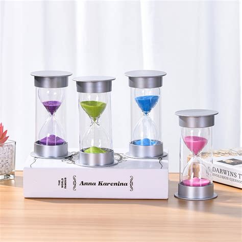 7pcs Sand Timers Hourglass Sand 13510152030minutes Colorful