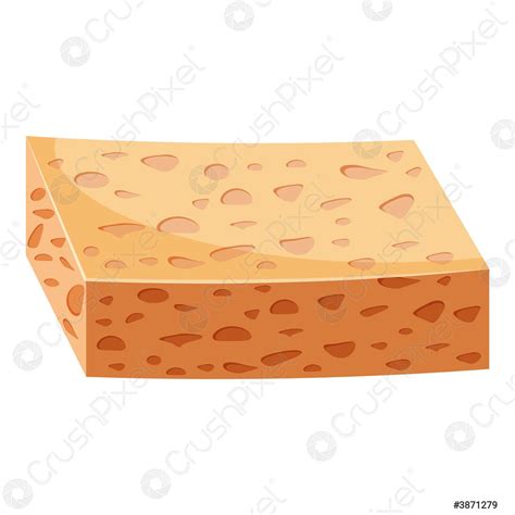 Sponge For Cleaning Icon Cartoon Style Stock Vector 3871279 Crushpixel