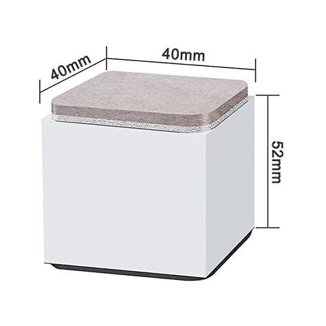 Sturdy Furniture Riser Leg Mat Kit 4 Pieces Queen Size High Bed Chair