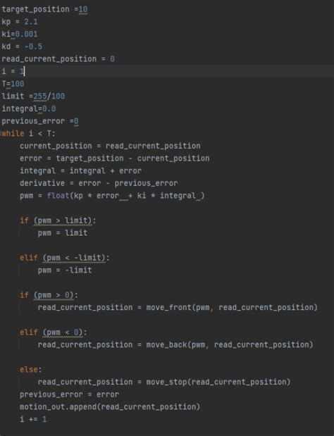 Pid In Motion Controlrobotics