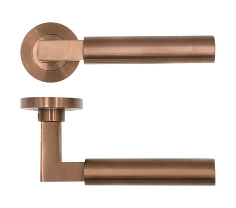 Rosso Tecnica Rt050 Garda Door Handles Pvd Satin Bronze