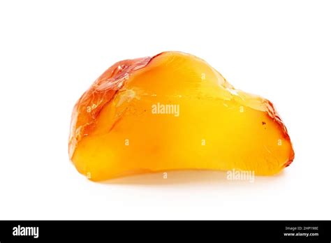 A Piece Of Yellow Opaque Natural Amber Classification Color Bastard