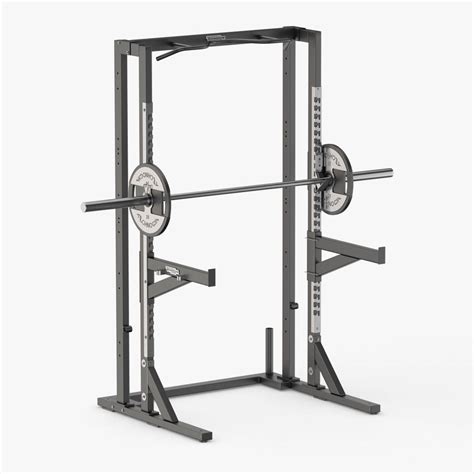 Technogym Olympic Half Rack 3d Model By Frezzy