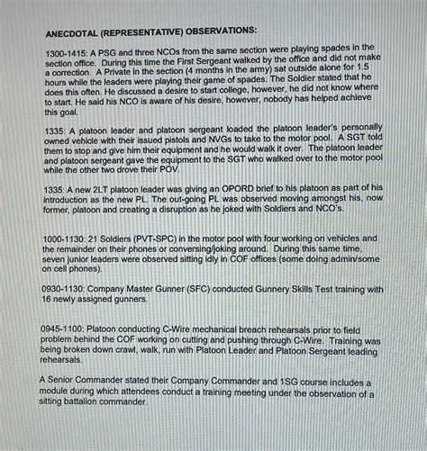 What Are Your Thoughts On The Forscom Ig “day In The Life” Inspection R Army