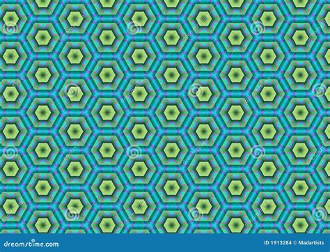 3d Hexagon Pattern Tile Texture Background Royalty Free Stock Image