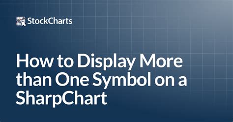 how to display more than one symbol on a sharpchart support center