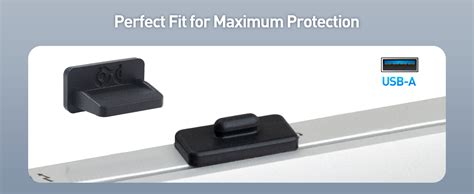 Cable Matters 20 Pack Usb Port Covers In Black Usb Dust