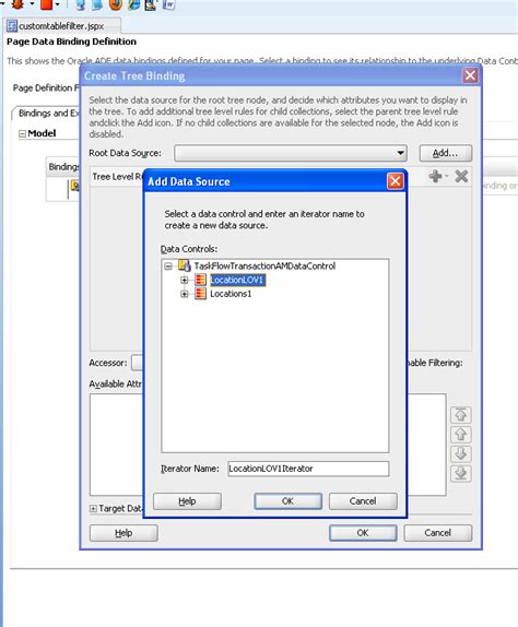 Java Adf Webcenter Ucm Soa Weblogic Custom Adf Table Filter With Drop Down Validation And