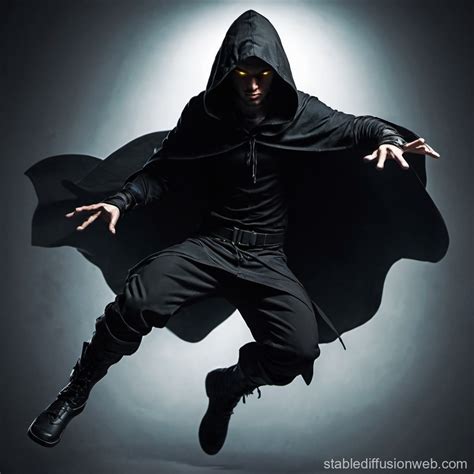 Agile Shadow Clad Character Shade Stable Diffusion Online