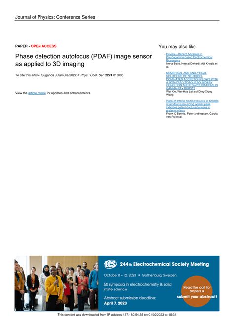 Pdf Phase Detection Autofocus Pdaf Image Sensor As Applied To 3d