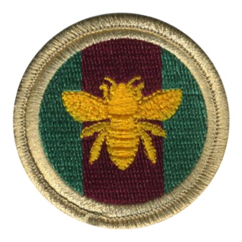 Golden Honey Bee Scout Patrol Patch